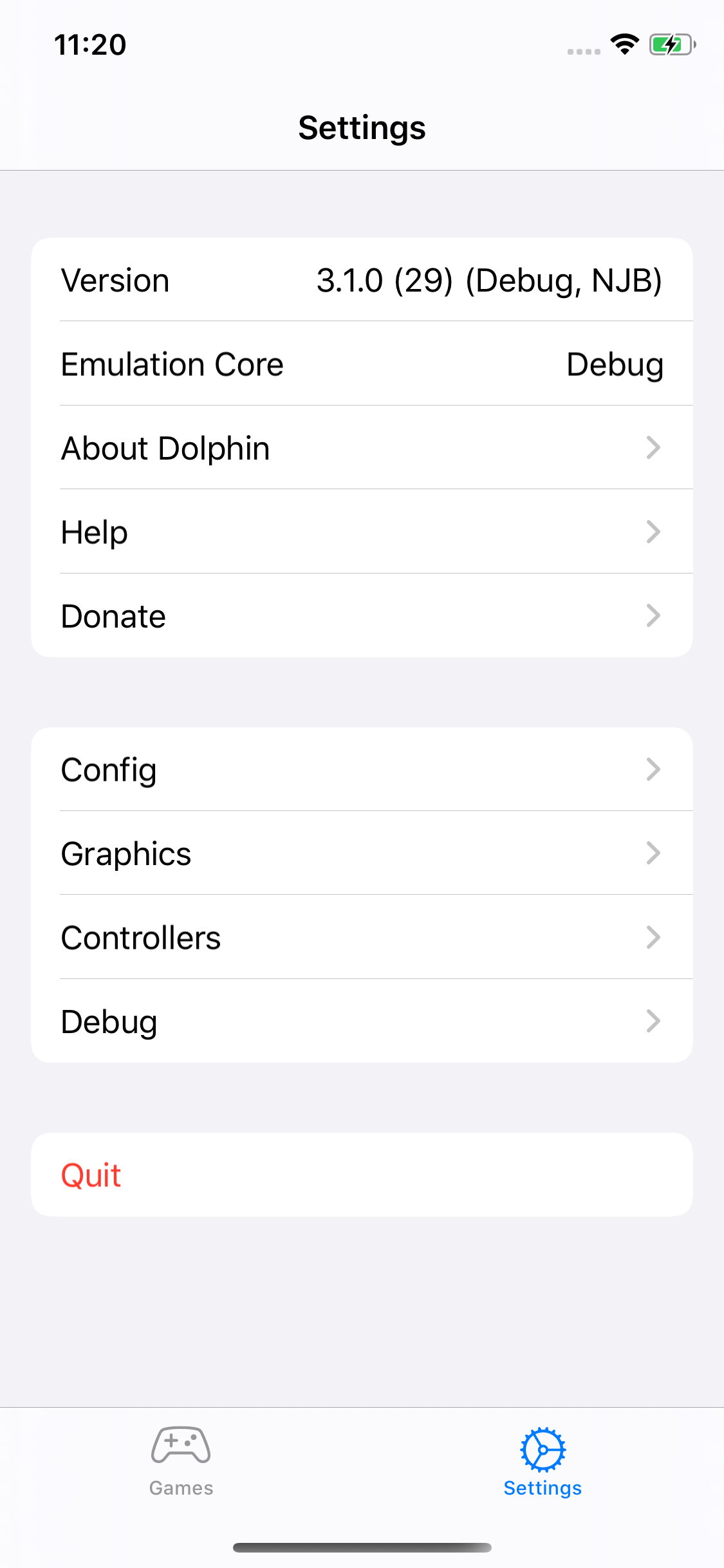 DolphiniOS ver. 3.1.0 - oatmealdome.me